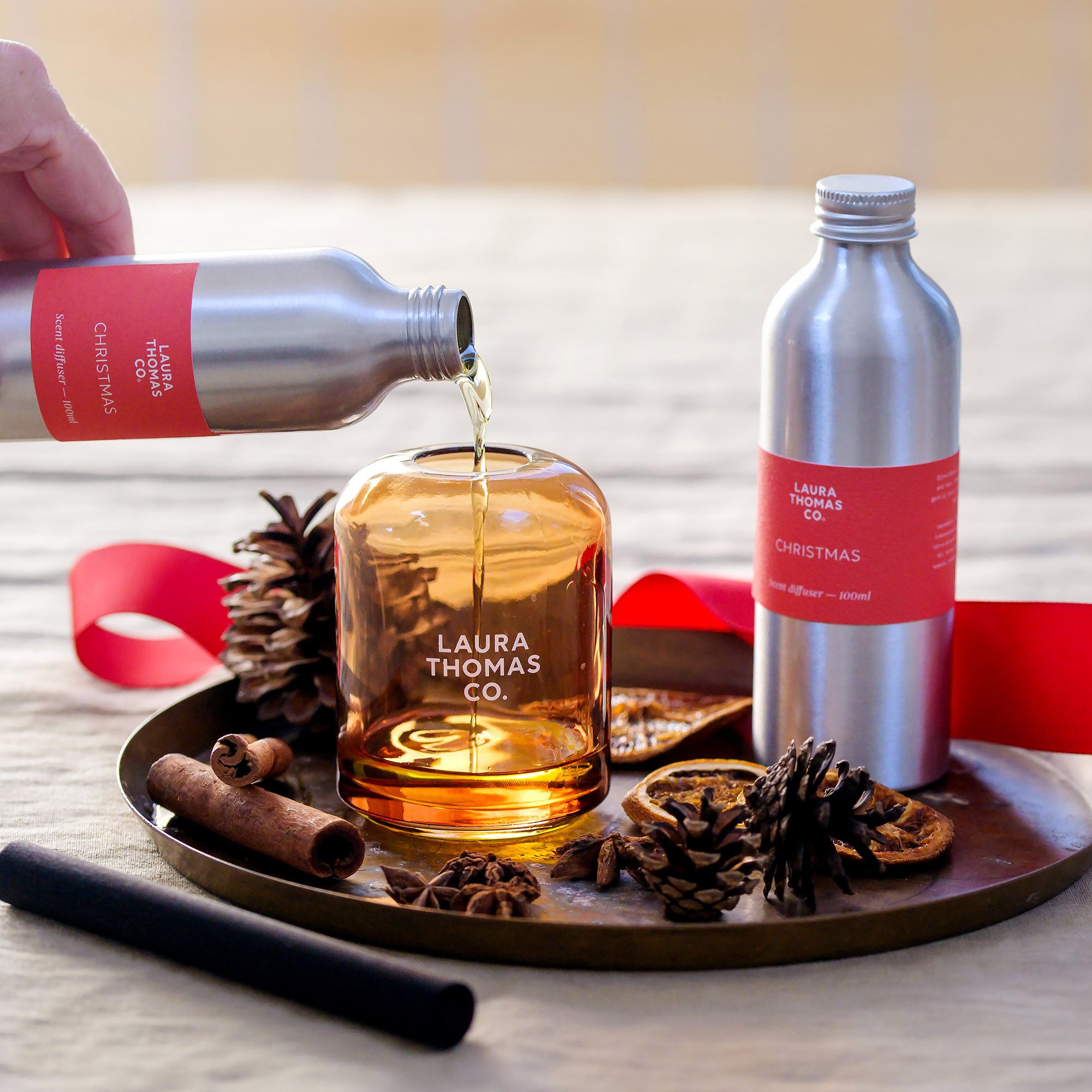 Christmas Diffuser Refill + Stick - Laura Thomas Co