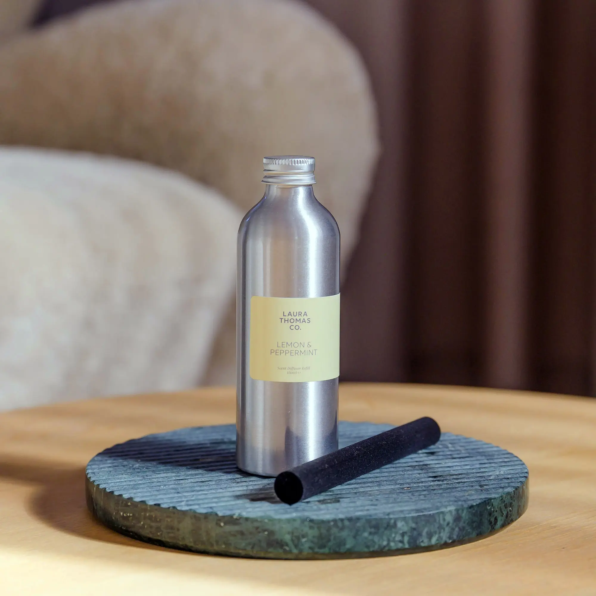 Lemon + Peppermint Scent Diffuser Refill - Laura Thomas Co